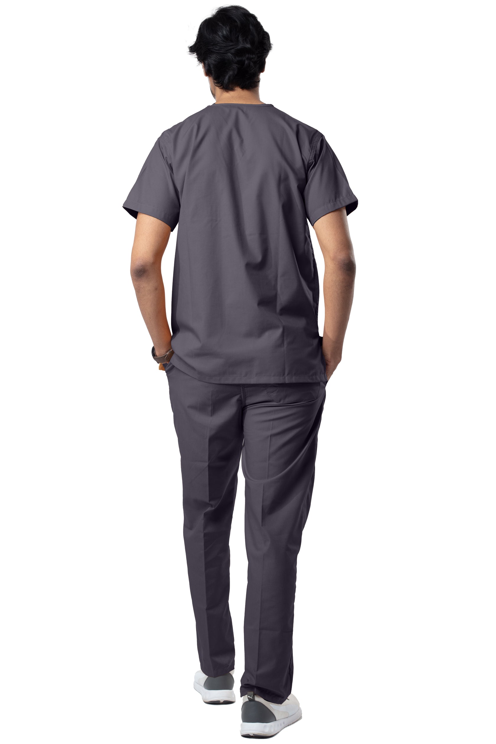 Male Scrub Suit - DSV - Grey – Uniform Craft