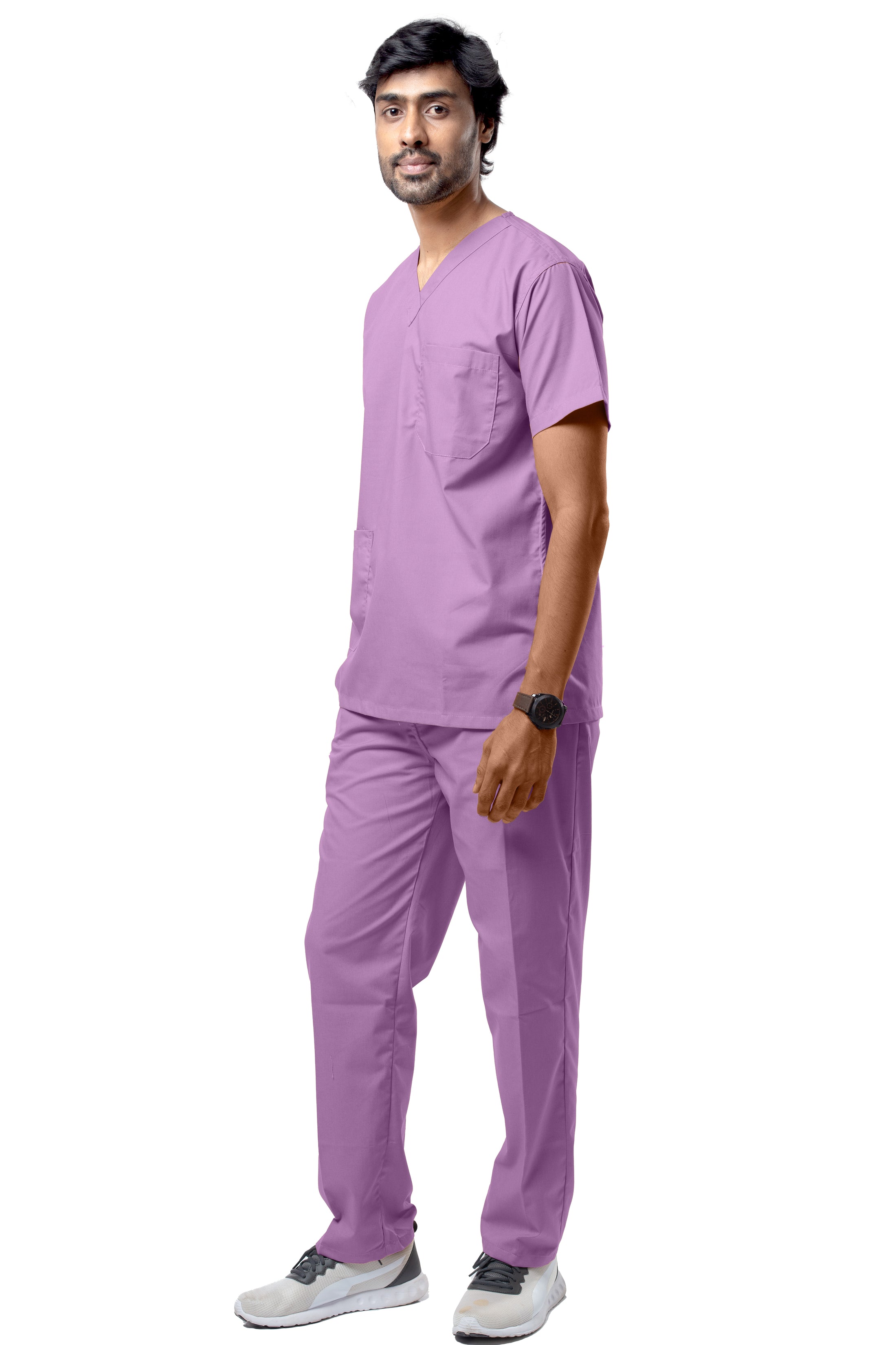 Male Scrub Suit - DSV - Lavender – Uniform Craft