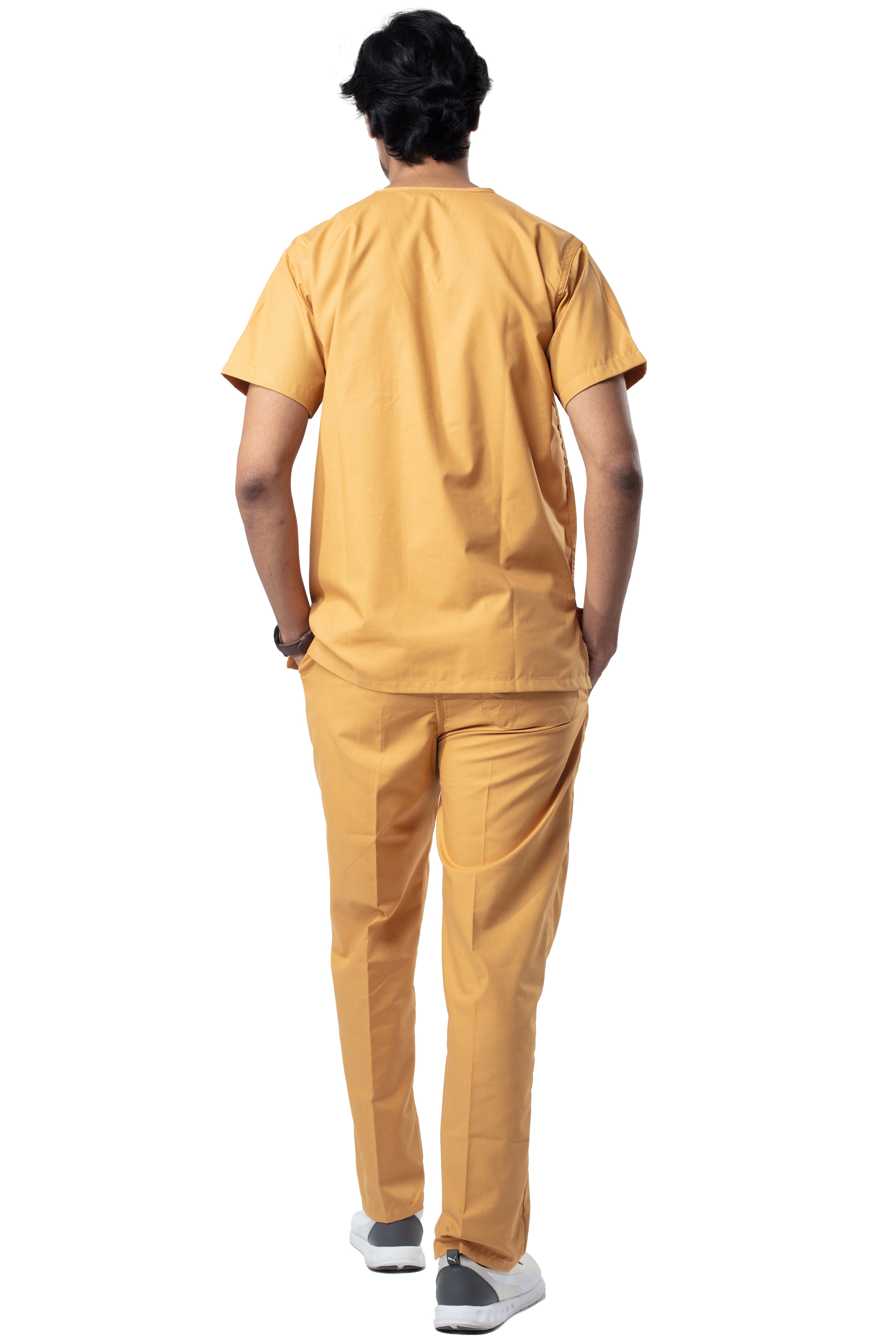 Male Scrub Suit - DSV - Mustard – Uniform Craft