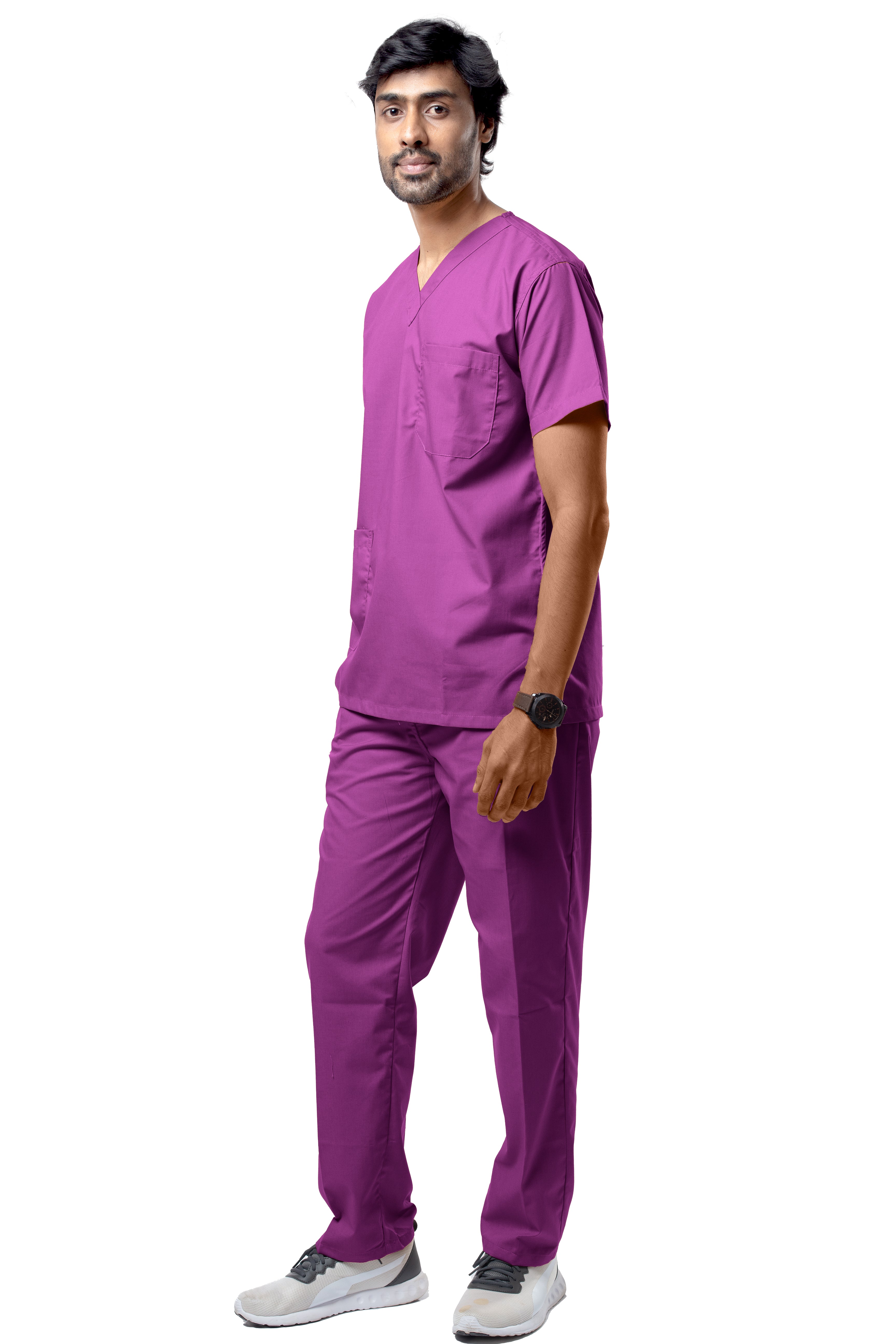 Male Scrub Suit - DSV - Violet – Uniform Craft
