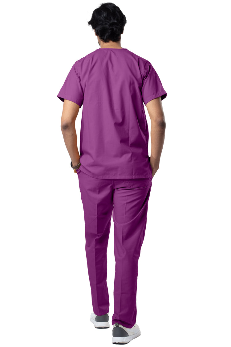 Male Scrub Suit - DSV - Violet – Uniform Craft