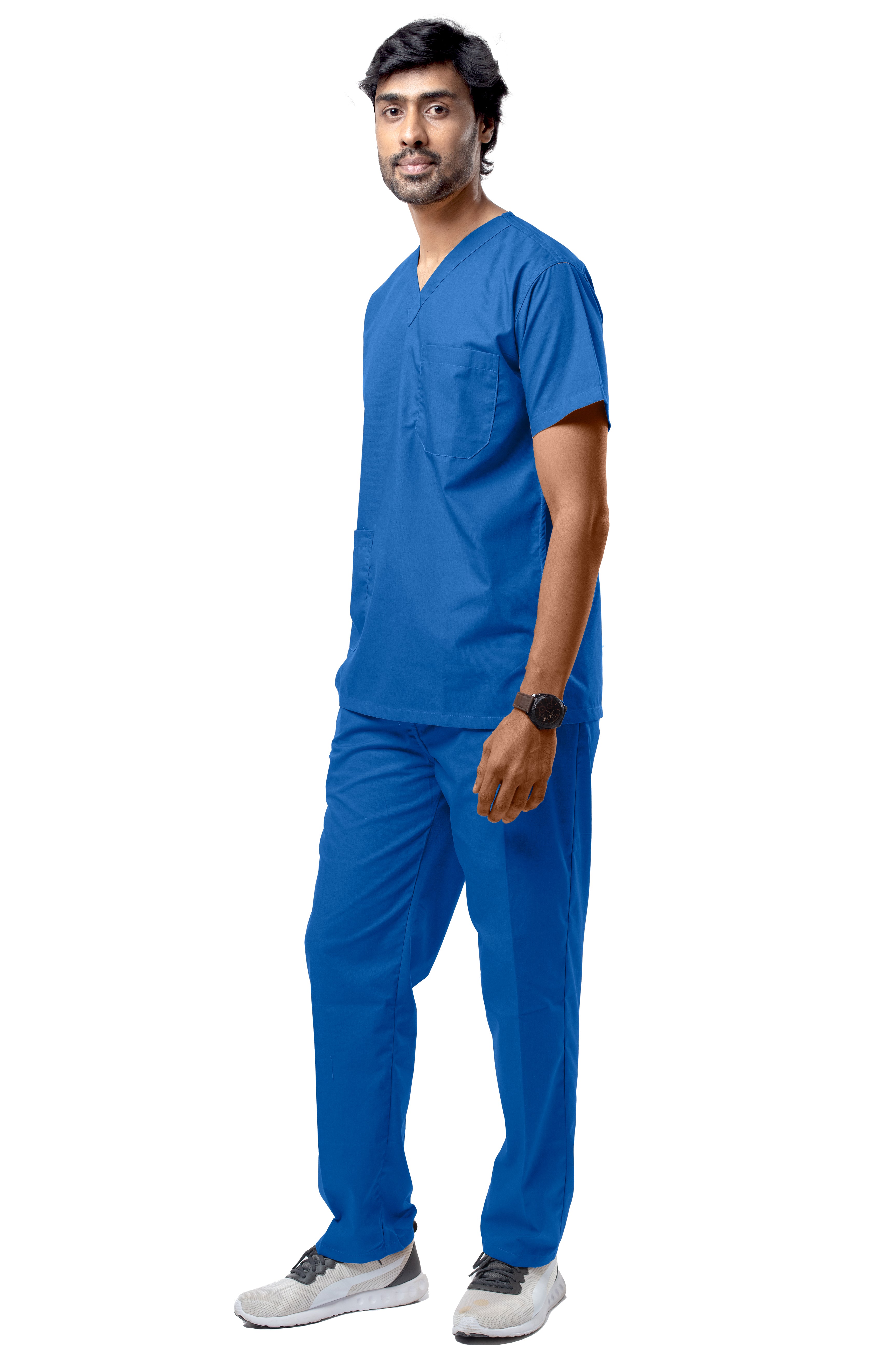 Male Scrub Suit - DSV - Island Blue – Uniform Craft