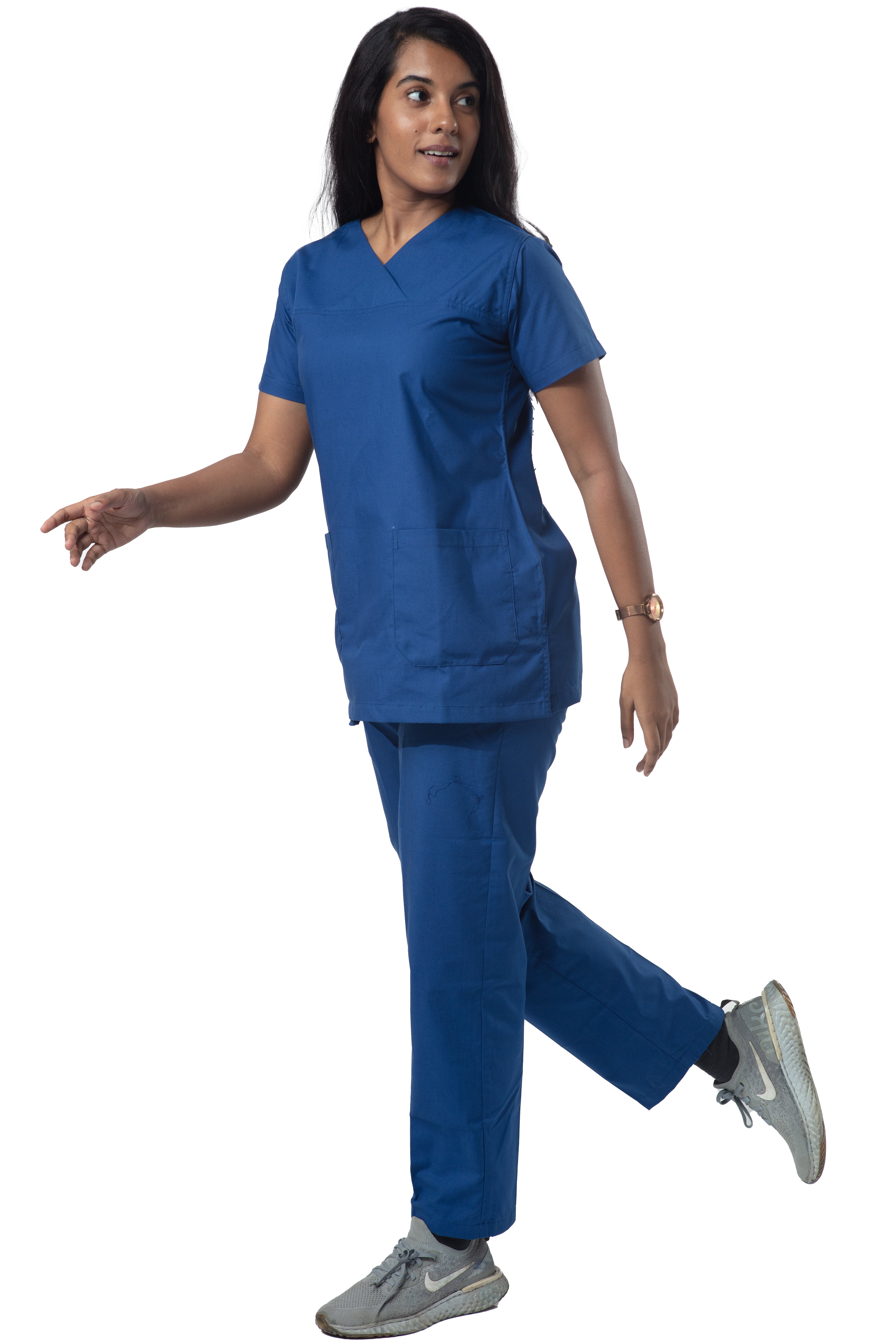 Female Scrub Suit - DSVX - Bright Blue – Uniform Craft