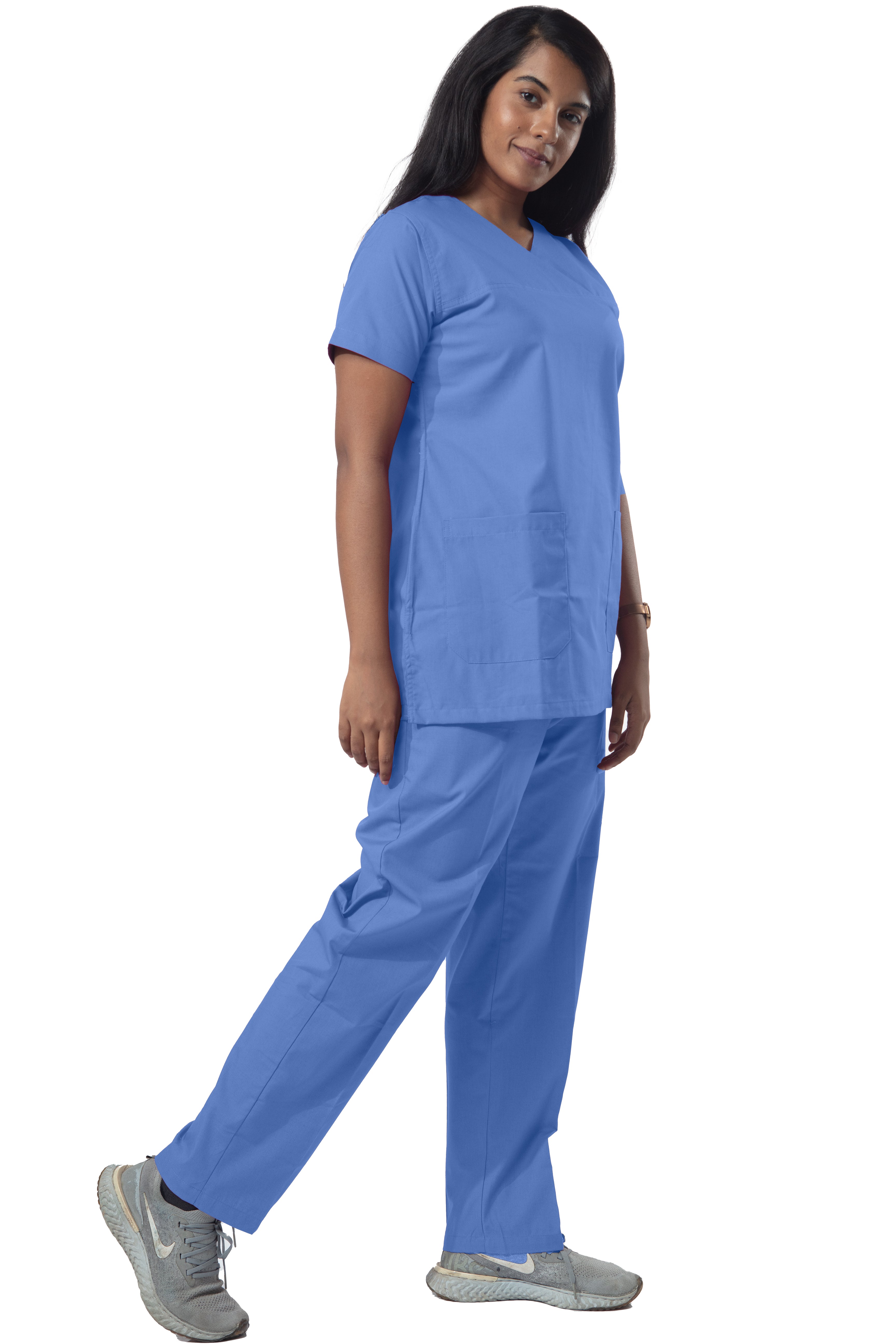 Female Scrub Suit - DSVX - Ocean Blue – Uniform Craft