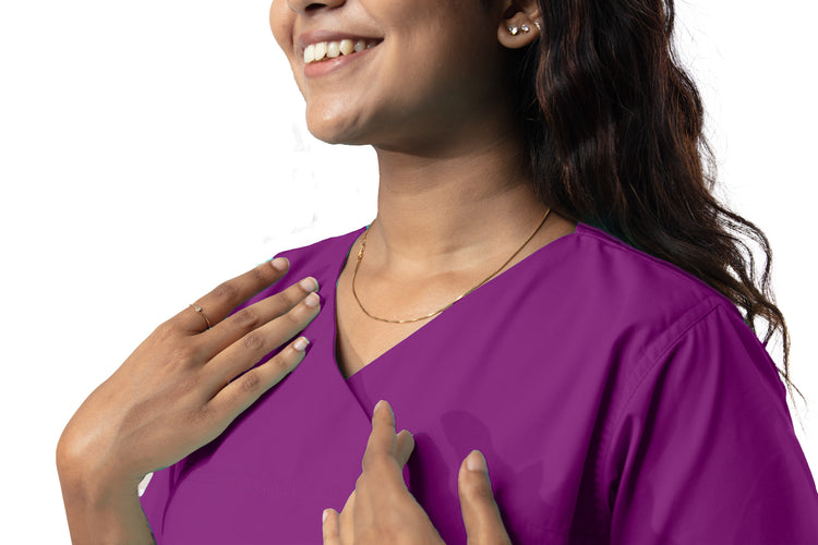 Female Scrub Suit - DSVX - Violet – Uniform Craft