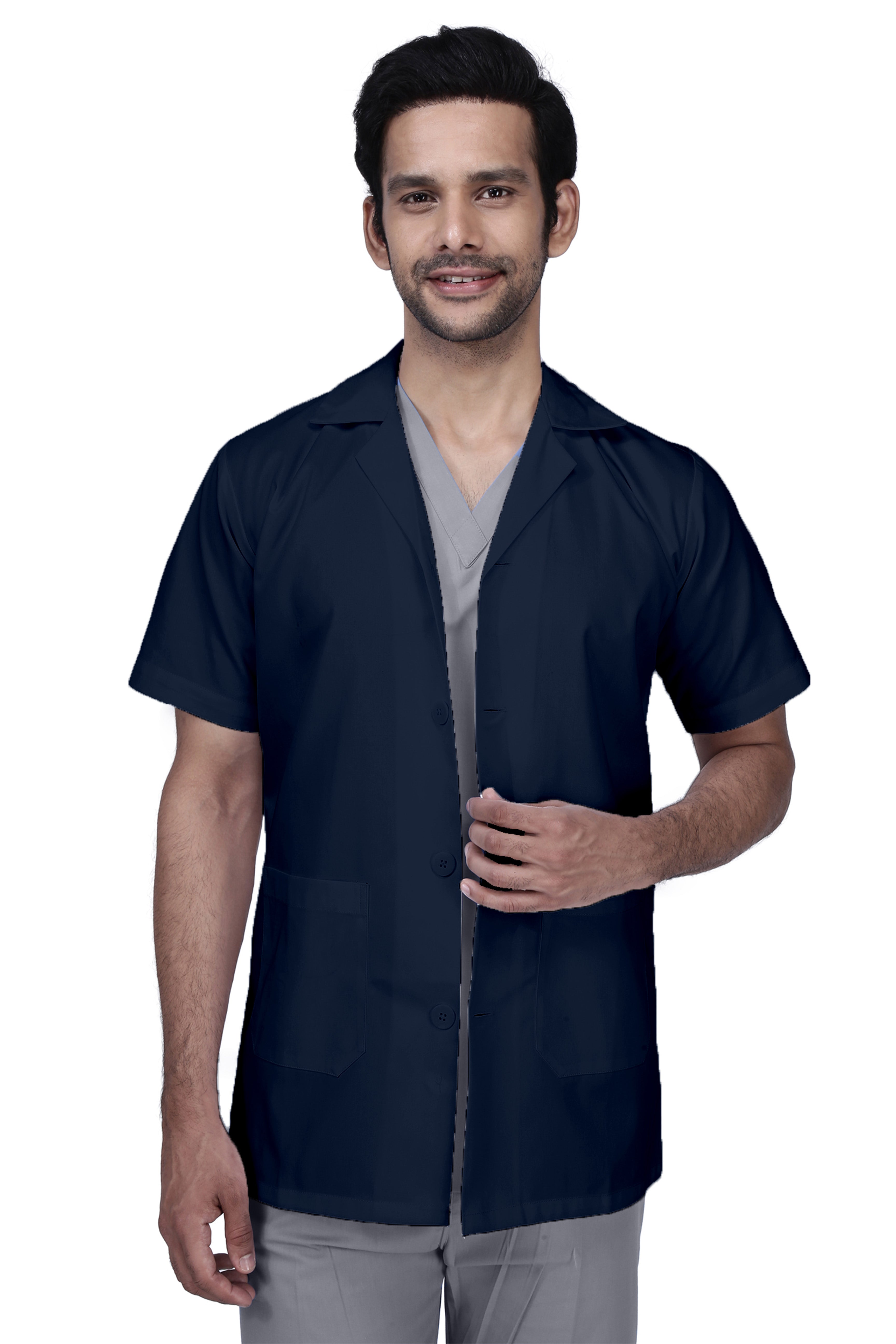 Lab Coat - Unisex - LCC -Navy – Uniform Craft