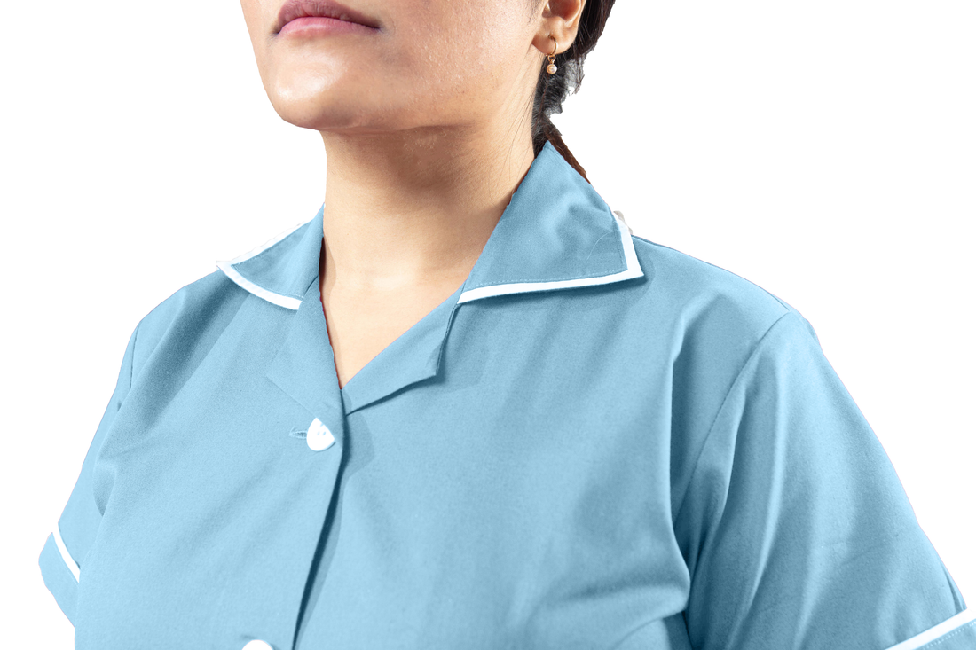 Female Nurse Uniform NT01 - Light Blue – Uniform Craft