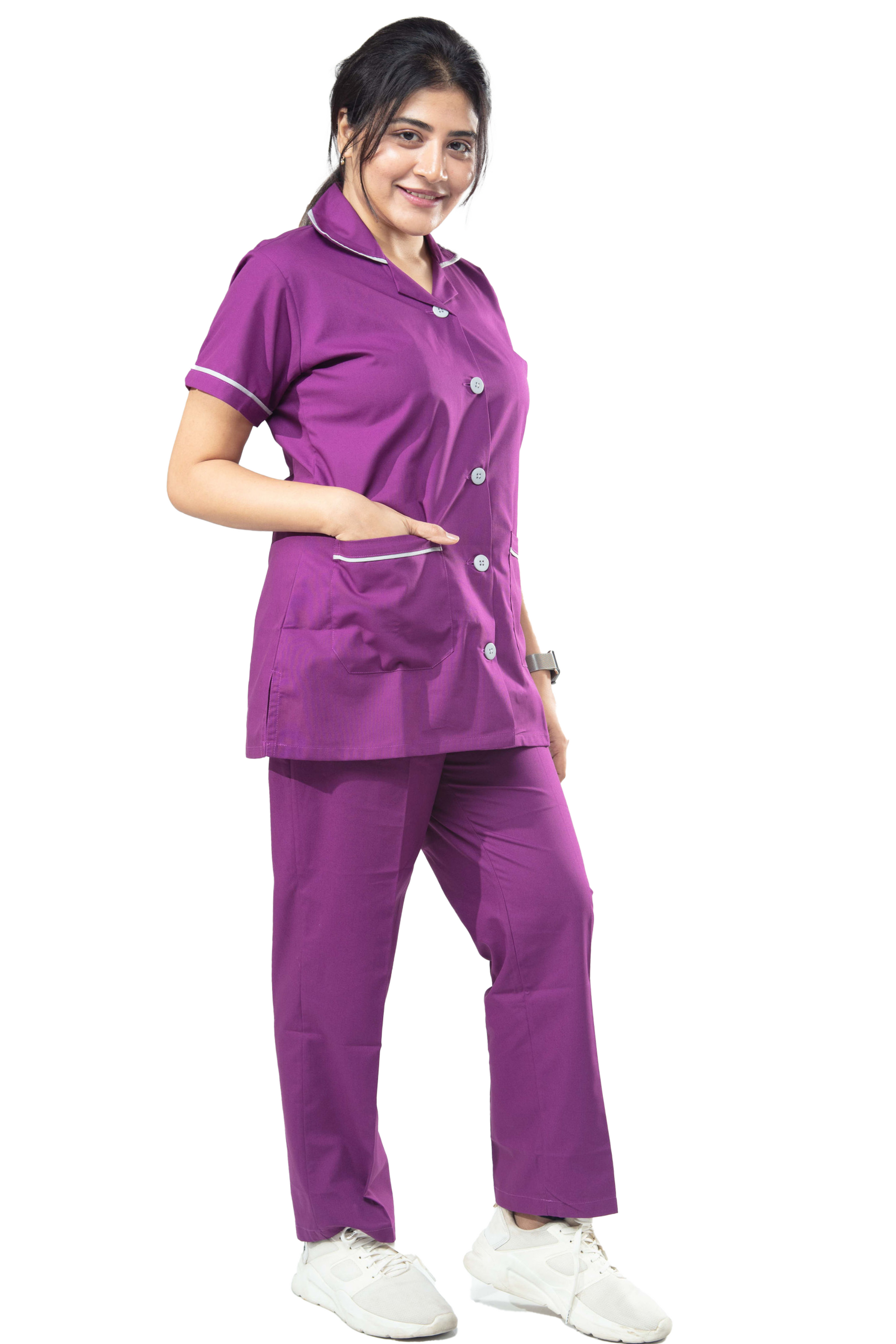 Female Nurse Uniform NT01 - Violet – Uniform Craft