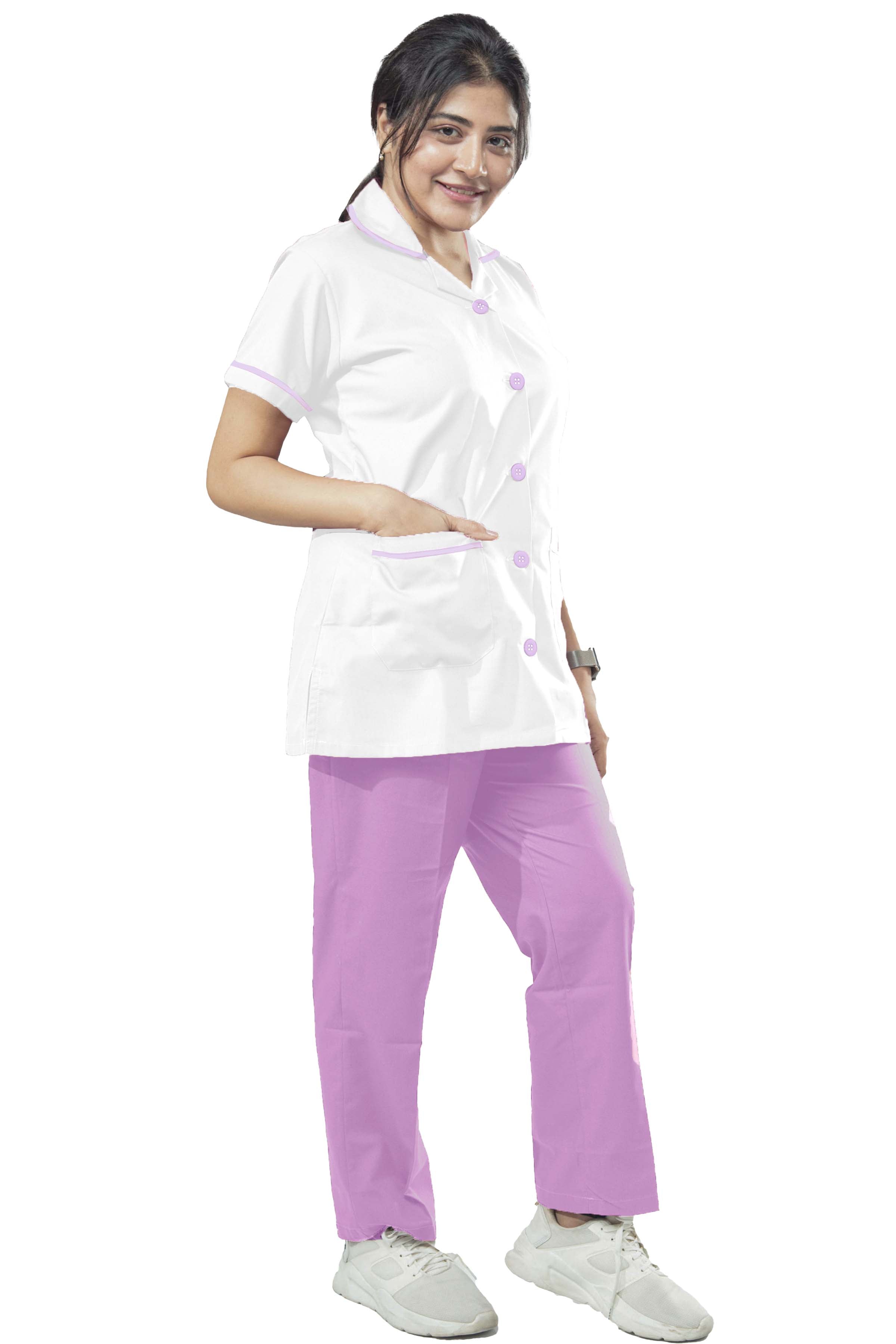 Female Nurse Uniform NT01 - Lavender – Uniform Craft