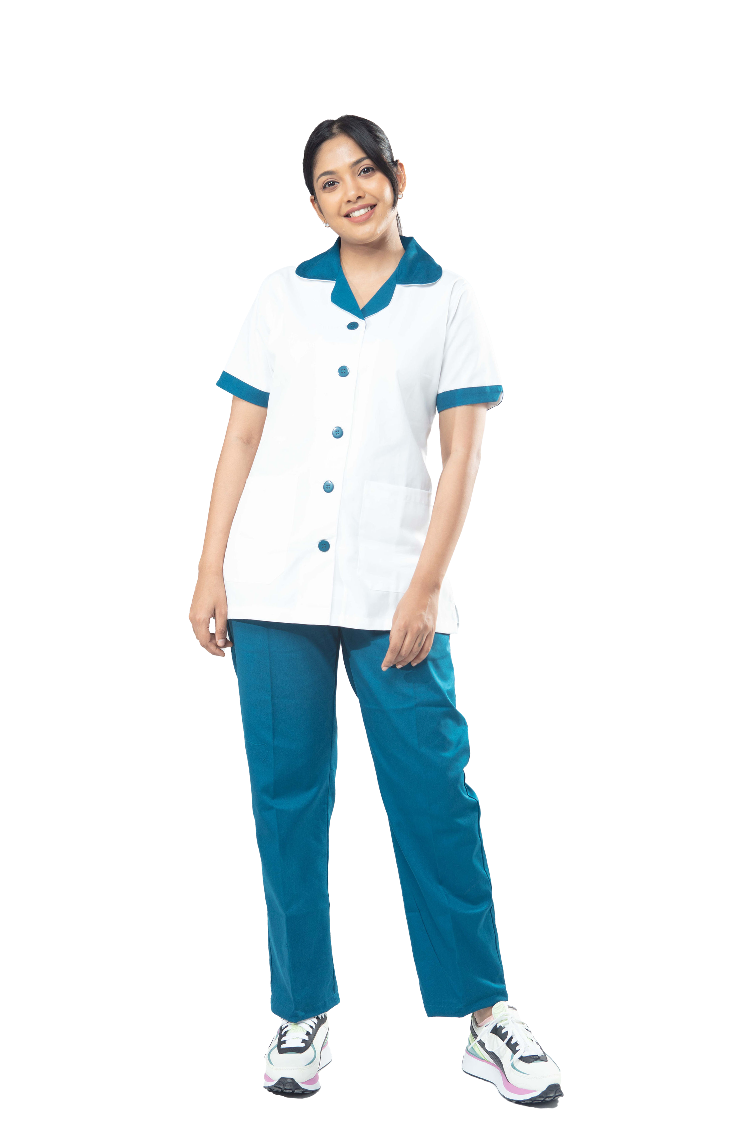 Female Nurse Uniform NT03 - White – Uniform Craft