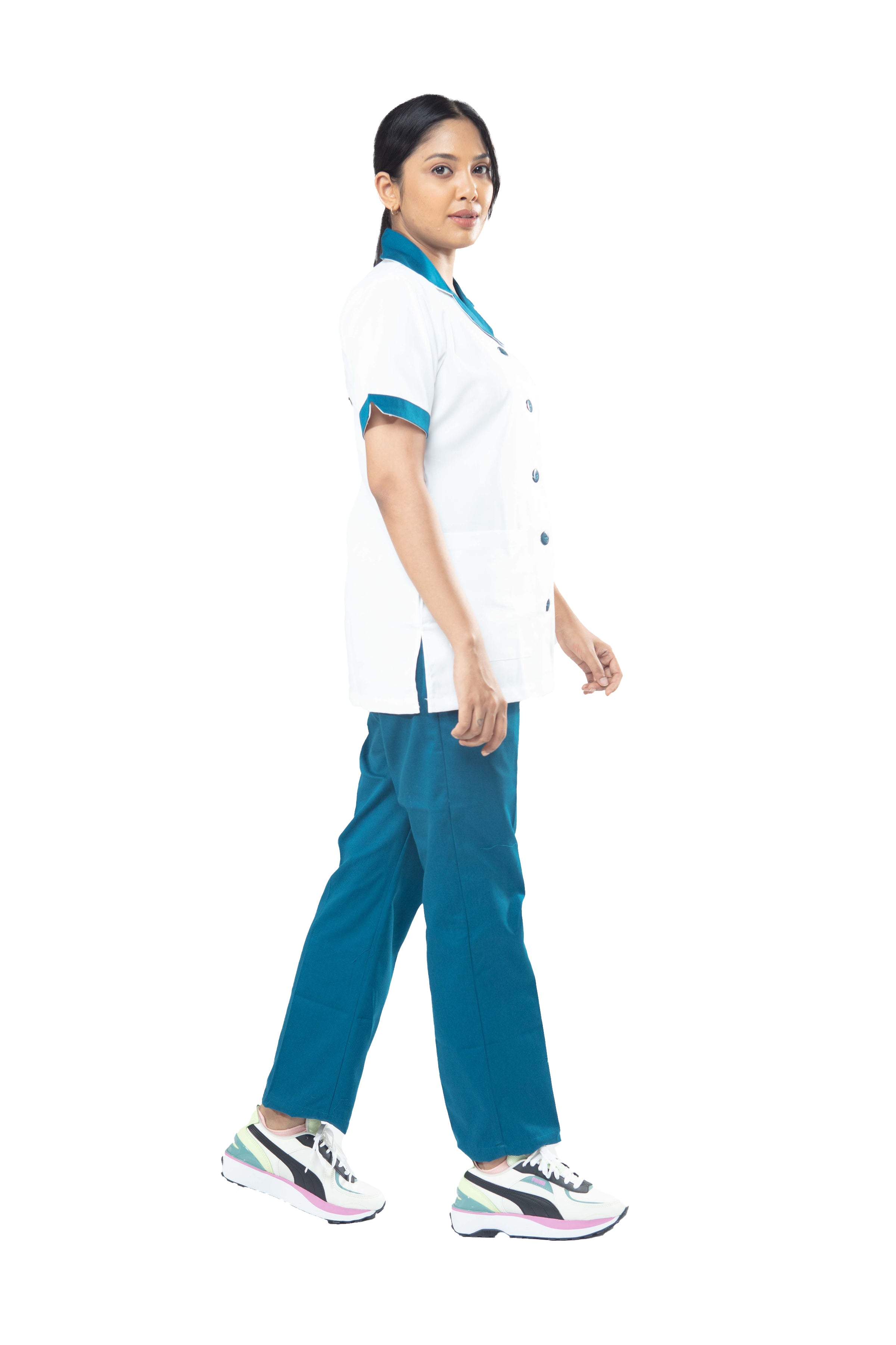 Female Nurse Uniform NT03 - White – Uniform Craft