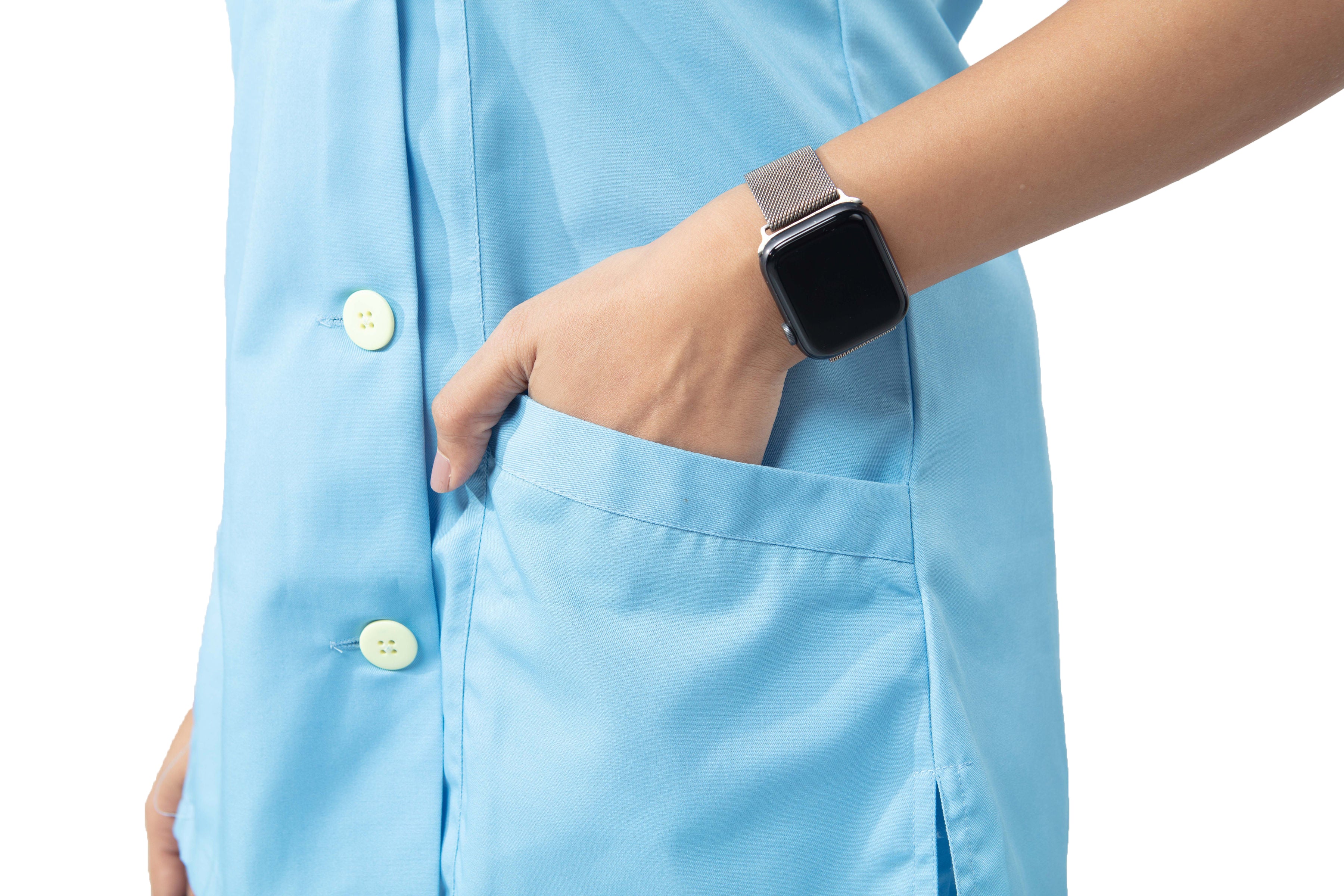 Female Nurse Uniform NT04 - Light Blue – Uniform Craft