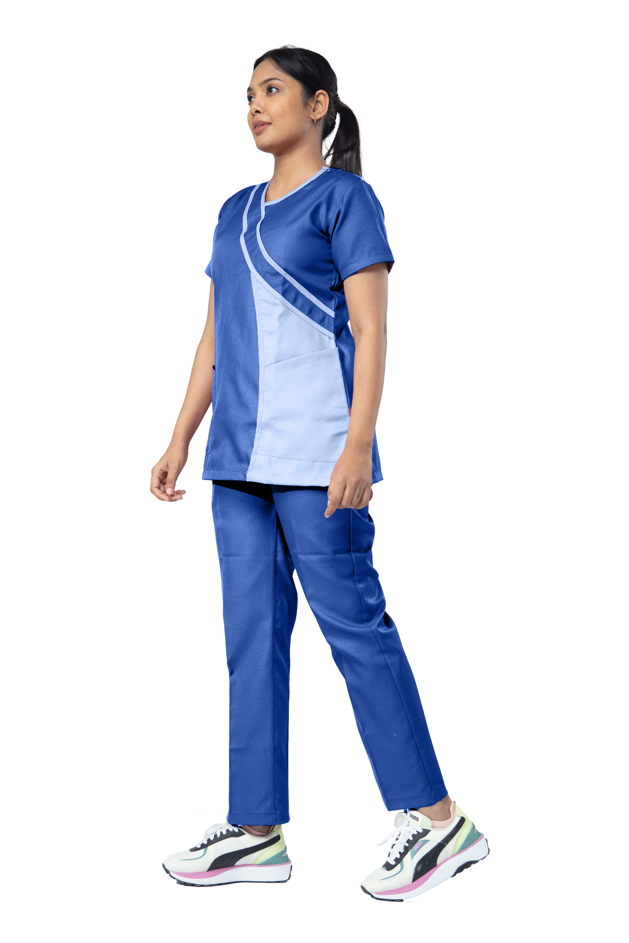 Female Nurse Uniform NT05 - Indigo – Uniform Craft