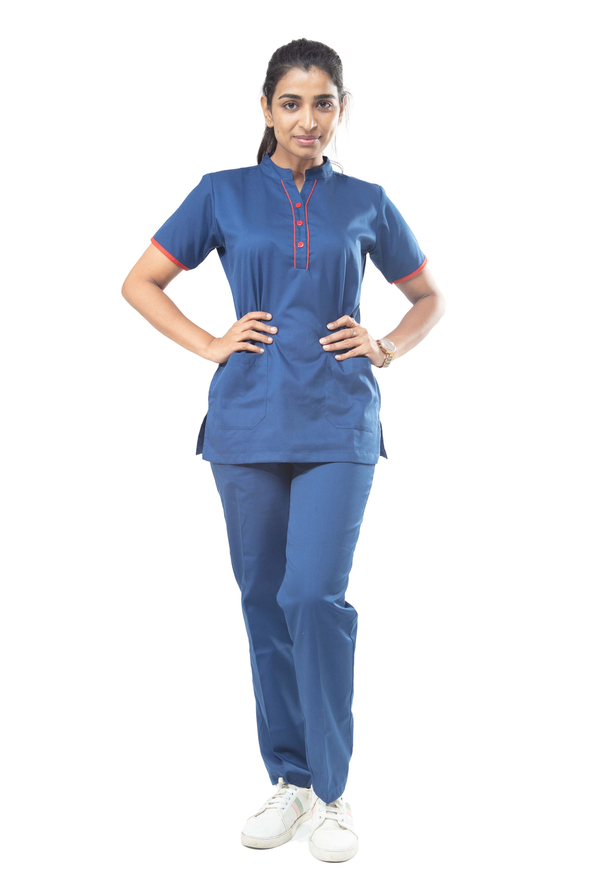 Female Nurse Uniform NT07 - Royal Blue – Uniform Craft