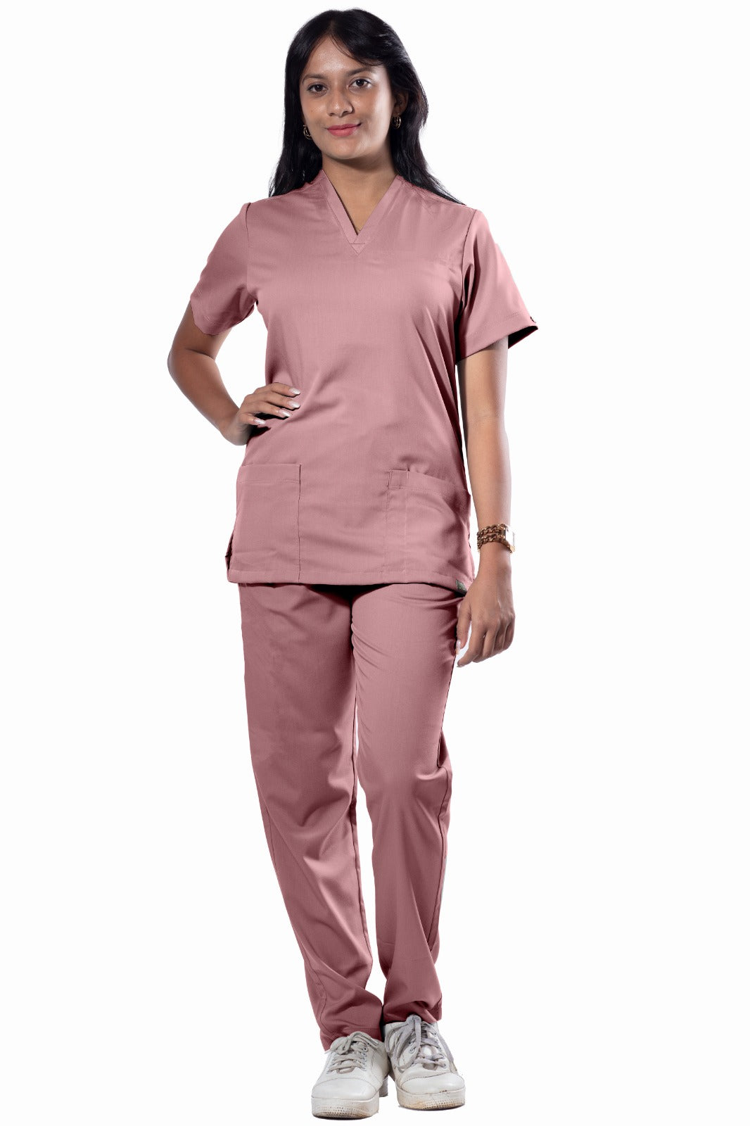 CP STRETCH - Female Stretch Scrub Suit - DSVF - Rose – Uniform Craft