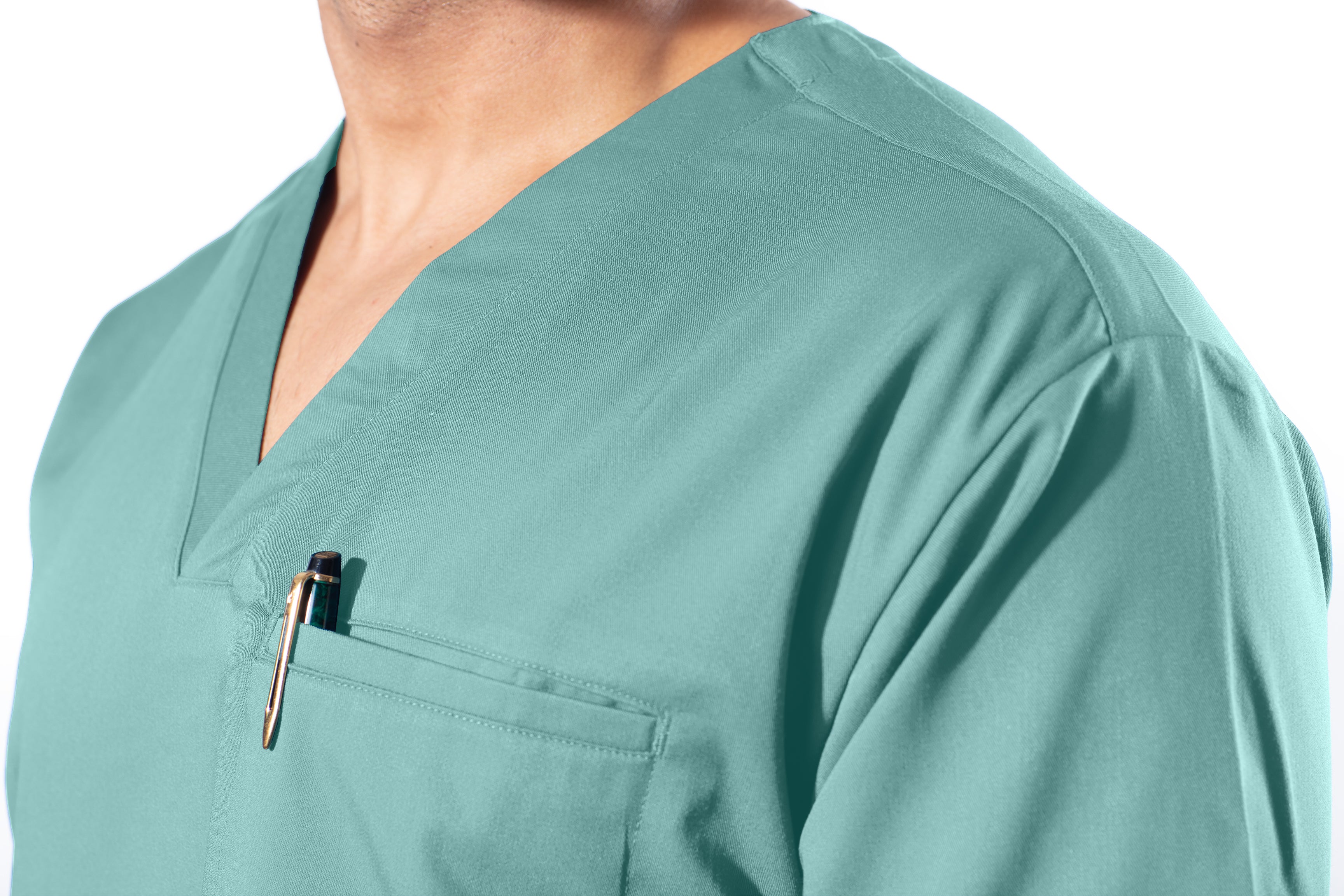 UC Stretch - Male Scrub Top - Sage – Uniform Craft